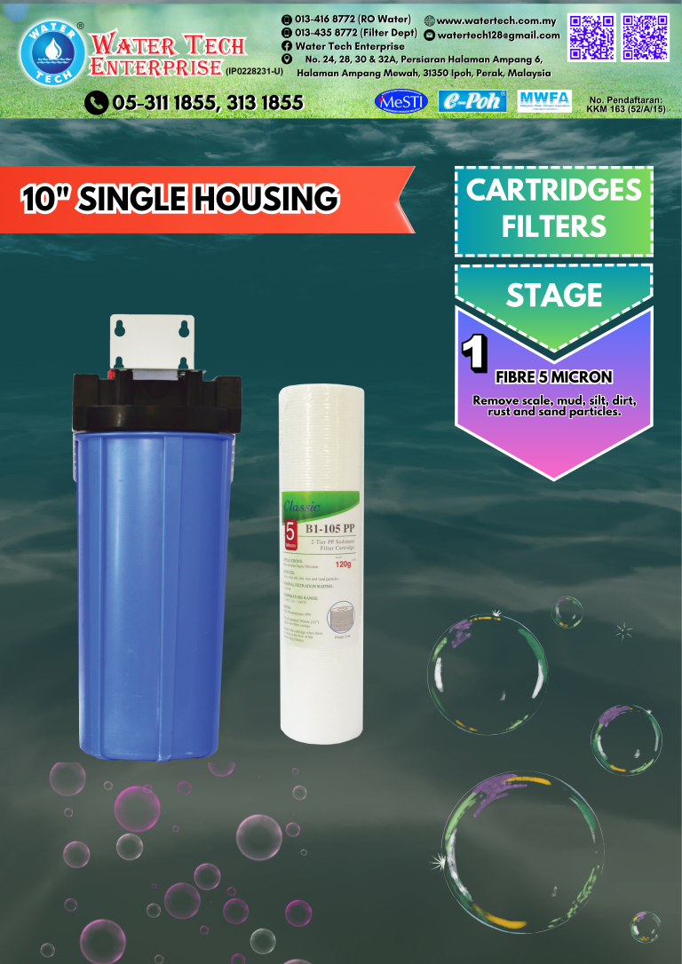 10'' Single Housing - Water Tech Enterprise